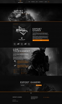 Esport Players Wordpress Theme
