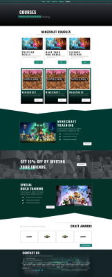 Minecraft Elementor Theme
