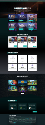 Minecraft Elementor Theme